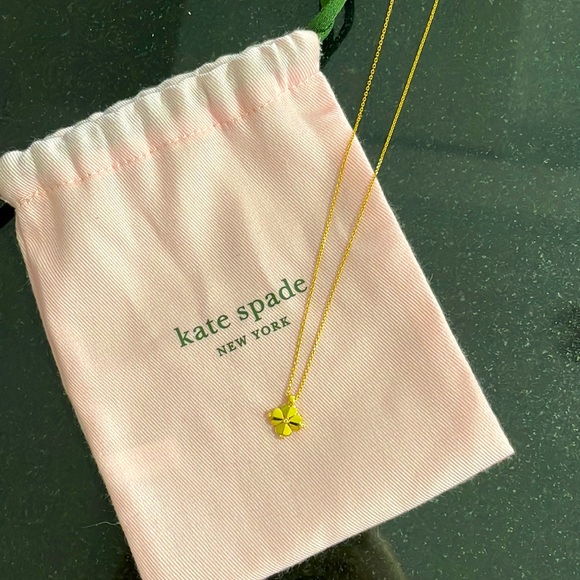 kate spade | Jewelry | Kate Spade Legacy Logo Mini Pendant And Chain ...